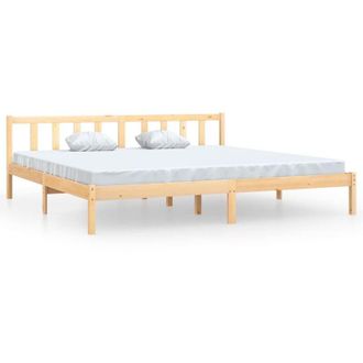 Les Tendances Lit Bois de pin massif 180x200 UK Super King