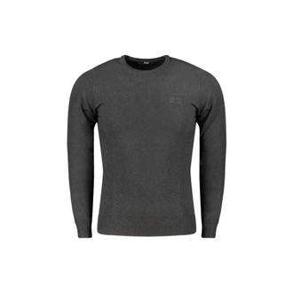 Cavalli Fein Gestrickter Rundhals - - Knitwear - Herren - Schwarzk - L