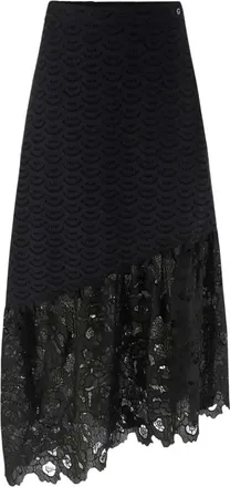 Guess Femme, Jupes, Noir, Taille: 40 FR Sharon Midi Skirt