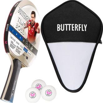 Butterfly Timo Boll Platin Tischtennisschläger | Tischtennis Racket Bat TT Profi Wettkampfschläger für fortgeschrittene Spieler | ITTF zertifizierter Pan Asia B