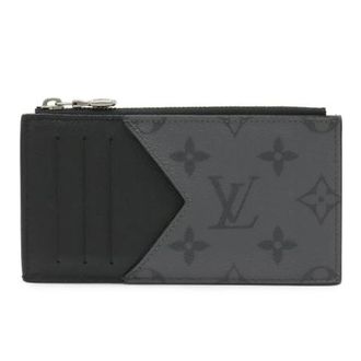Louis Vuitton Pre-owned Monogram Eclipse Reverse Coin Card Holder - - Pre-owned - Damen - Grau - ONE SIZE