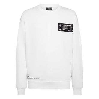Plein Sport Homme, Sweatshirts et sweats &agrave; capuche, Blanc, Taille: XL SweaT-shirt Col Rond