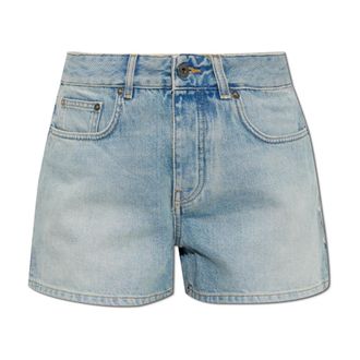 Off-white Femme, Shorts, Bleu, Taille: W27 Shorts en jean