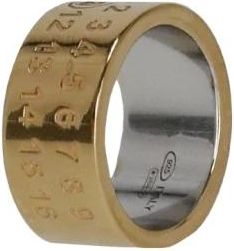 Maison Margiela Numerischer Diamantring - - Accessories - unisex - Gelb - 46 MM