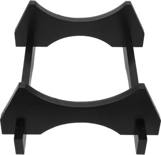 SOLUSTRE Holzst&auml;nder f&uuml;r Getr&auml;nkespender 5 Liter Stabiler Eichenfass Sockel Braun Halterung f&uuml;r Wasserkr&uuml;ge und Weinf&auml;sser Vielseitiger Bierk&uuml;belhalter f&uuml;r Arb