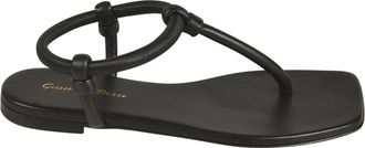 Gianvito Rossi Femme, Chaussures, Noir, Taille: 38 EU Flat Sandal