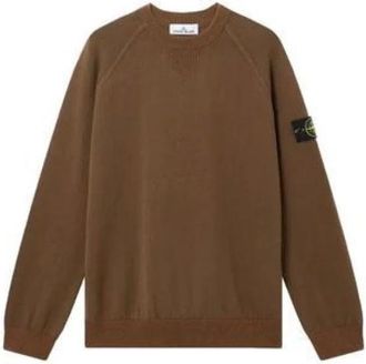 Stone Island Homme, Sweatshirts et sweats &agrave; capuche, Brun, Taille: L Pull ras du cou