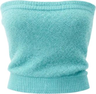Americandreams Americandreams, Femme, Tops, Vert, Taille: 40 FR Tessi Bandeau Alpaca Top
