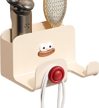 Generic W&auml;schetrocknerhalter f&uuml;r Badezimmer, Rechen f&uuml;r W&auml;schetrockner an der Wand - Haken der Halterung f&uuml;r Haartrockner | Design-Organizer mit Trennwand f&uuml;r