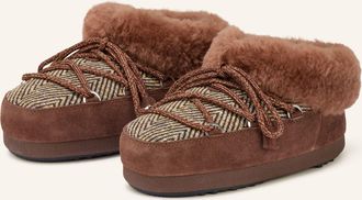 Moon Boot Moon Boot Moon Boots Moon Boot X Guest In Residence Evx Chalet Mit Kunstfell braun