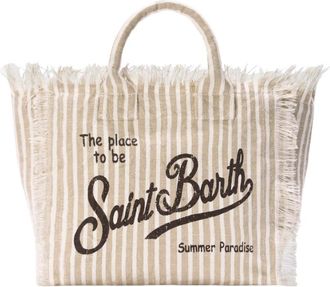 Saint Barth Femme, Sacs, Beige, Taille: ONE Size Colette Linen