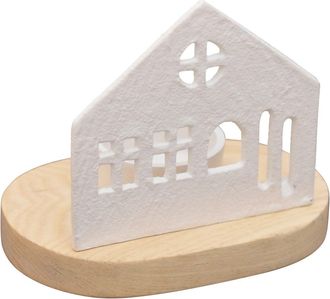 Matches 21 matches21 Sch&ouml;nes Deko Haus f&uuml;r Teelichter in wei&szlig; - Lichthaus aus Metall in Skandinavischer Optik - Teelichthalter H&auml;uschen als Wohnzimmer oder Weihn