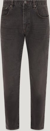 Belstaff B81 Jeans F&uuml;r Herren Stonewashed Stretch Denim Gewaschenes Schwarz W31l32