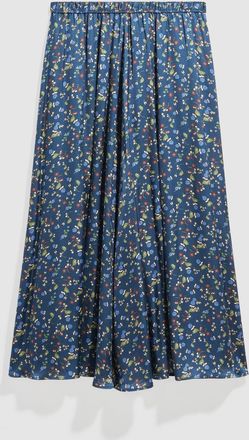 Gerard Darel Jupe &eacute;lastiqu&eacute;e &agrave; fleurs champ&ecirc;tres - TULIPE - Marine