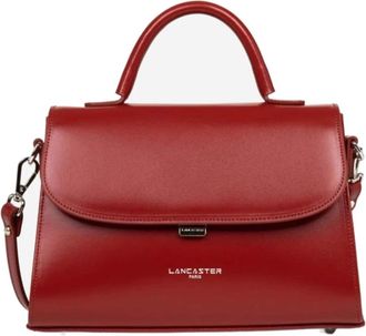 Lancaster Sac &agrave; rabat Suave Even - Femme - Sacs - Rouge - Taille: ONE Size