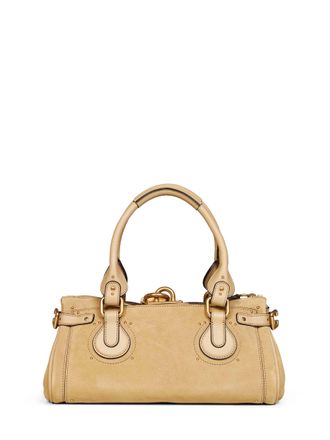 Chlo&eacute; Paddington Top Handle Bag - Beige
