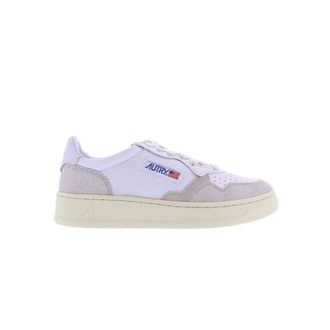 Autry Niedrige Leder/Wildleder/Mesh Sneakers - - Shoes - Damen - Wei&szlig; - 36 EU