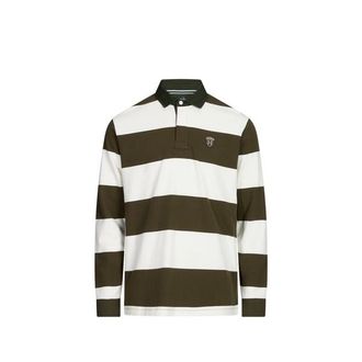 Hackett Polo manches longues ray&eacute; en coton