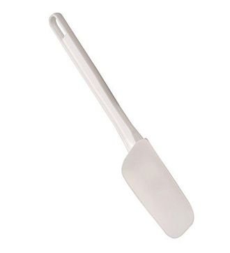 KitchenCraft Kitchen Craft Flexibler Teigschaber in Löffelform, Gummi, 5028250118172, White