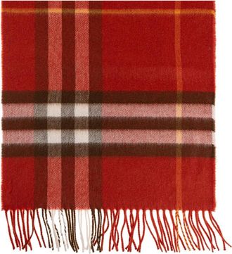 Burberry Kaschmirschal - - Accessories - unisex - Rot - ONE SIZE