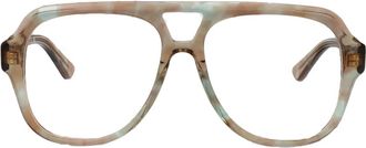 Chlo&eacute; Lunettes Aviateur - Femme - Accessoires - Multicolore - Taille: 56 MM