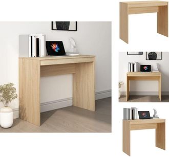 vidaXL Vidaxl - Schreibtisch Sonoma-Eiche 90x40x72 cm Holzwerkstoff - Schreibtisch - Holzwerkstoff - Sonoma-Eiche - Home Office - Schreibtisch Klein