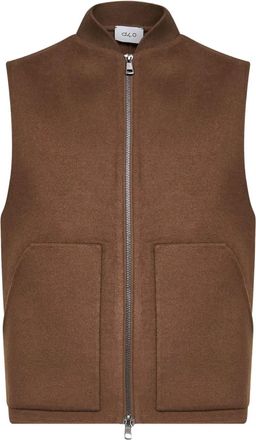 D4.0 gilet à poches plaquées - Marron