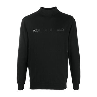 Karl Lagerfeld Rollkragenpullover - - Knitwear - Herren - Schwarzk - 2XL