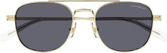 Montblanc Montblanc, unisex, Accessoires, Jaune, Taille: 51 MM Mb0363S Lunettes de soleil
