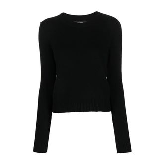 Lisa Yang Femme, Pulls, Noir, Taille: 38 FR Pull col rond