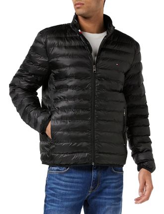 Tommy Hilfiger Herren Jacke &Uuml;bergangsjacke, Schwarz (Black), XXL