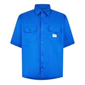 HUGO BOSS Hugo - Ekyno Hemd f&uuml;r Herren, kurz&auml;rmlig (Blau)