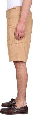Aspesi Cotton Button Closure Bermuda Shorts - Yellow