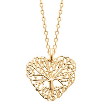 Brillaxis Collier Arbre de vie coeur