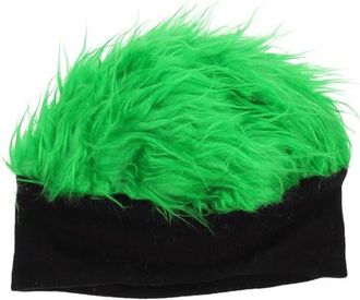 Supvox Bonnet Chaud dHiver Unisexe en Laine Tricot&eacute;e &Eacute;paisse Chapeau Lavable Noir et Vert Accessoire dHiver pour Randonn&eacute;e Ski et Activit&eacute;s Outdoor