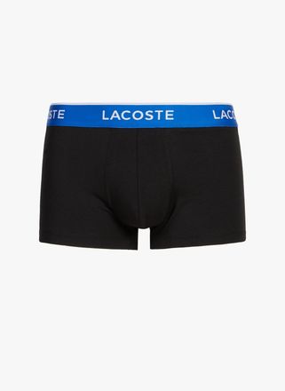 Lacoste Lot de 3 boxers en coton m&eacute;lang&eacute;