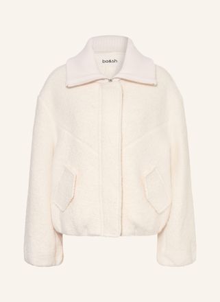 BA&SH Ba&Sh Teddyfell-Jacke Vito weiss