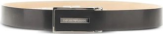 Emporio Armani Homme, Accessoires, Noir, Taille: 90 CM Plate Belt