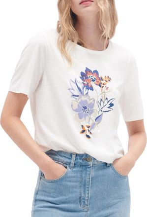 Caroll Damen 241t-talix Bluse, blau, 36