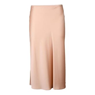 Blumarine Femme, Jupes, Rose, Taille: 38 FR Longuette en satin