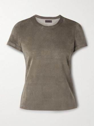 Stouls T-shirt En Daim - Gris