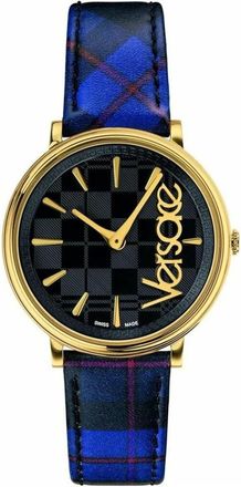 Versace Femme, Accessoires, Bleu, Taille: ONE Size V-Circle Ve8100218
