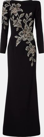 Jenny Packham Verzierte Robe Slipper Orchid