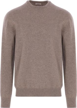 Agnona pull à bords côtelés - Tons neutres