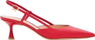 Gianvito Rossi Hohe Schuhe - Ascent 55 Slingback - Gr. 36,5 (EU) - in Rot - für Damen