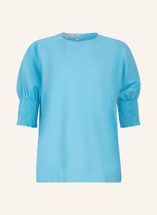 Helene Galwas Bluse Aus Baumwolle Ildiko blau