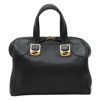 Fendi Pre-owned Leather Chameleon Handbag 8Bl114 - - Pre-owned - Damen - Schwarzk - ONE SIZE