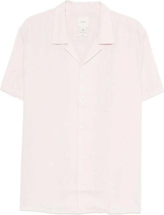 Calvin Klein Homme, Chemises, Rose, Taille: L Chemise &agrave; Manches Courtes &agrave; Col Classique