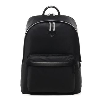 Emporio Armani Homme, Sacs, Noir, Taille: ONE Size Sac &agrave; dos noir pour sorties &eacute;l&eacute;gantes