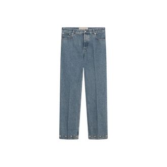 Valentino Denim Hose mit Cabochons - - Jeans - Herren - Blau - W33